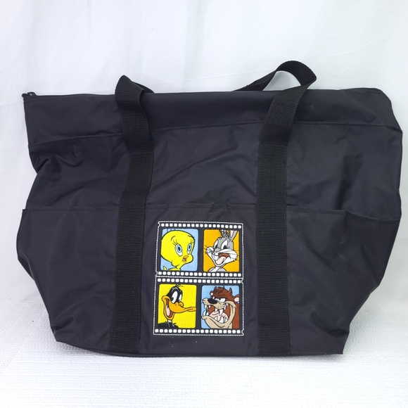 Warner Bros. | Bags | Hallmark Wb Looney Tunes Zippered Tote Bag Bugs ...